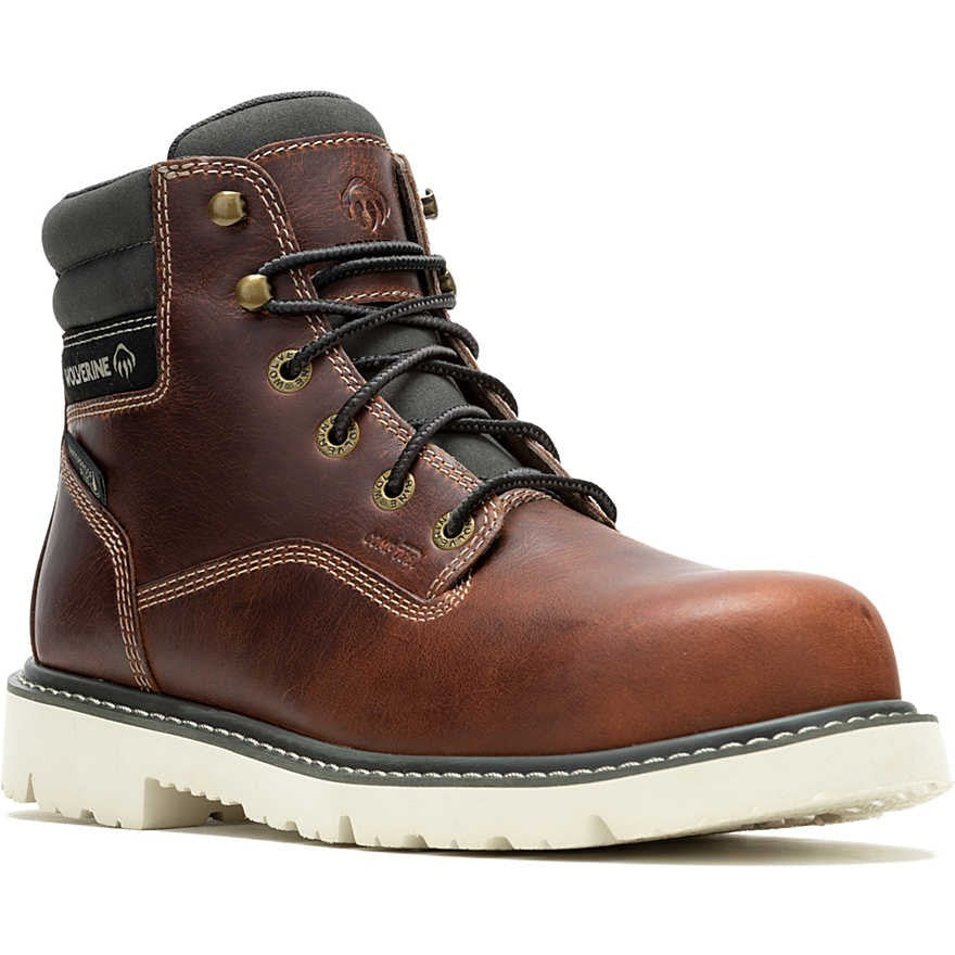 Wolverine Men's Revival 6" Composite Toe Waterproof Work Boot- Rust- W ...